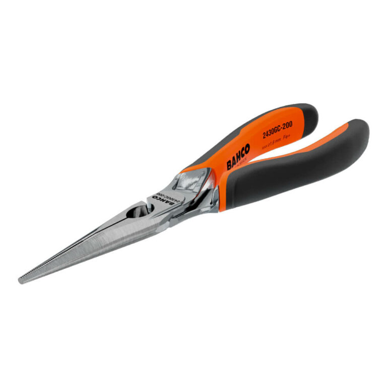 Bahco 2430 GC-200 IP | Long snipe nose pliers self opening spring ...