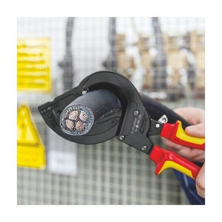 Knipex 95 36 315 A | Cable cutter with ratchet action for steel wire ...