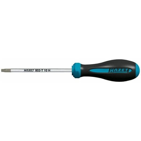 Hazet 802-T10H | HEXAnamic Tamper-resistant Torx screwdriver, with grey ...