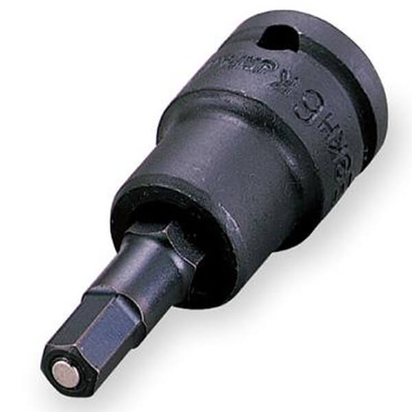 Tone 3KH-06K | Impact hexagon bit socket 3/8 inch with magnet made of ...
